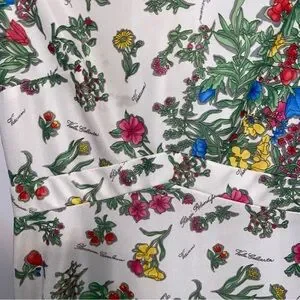 Leslie Fay | Dresses | Vintage Leslie Fay Knits Dress Size 214 Floral ...